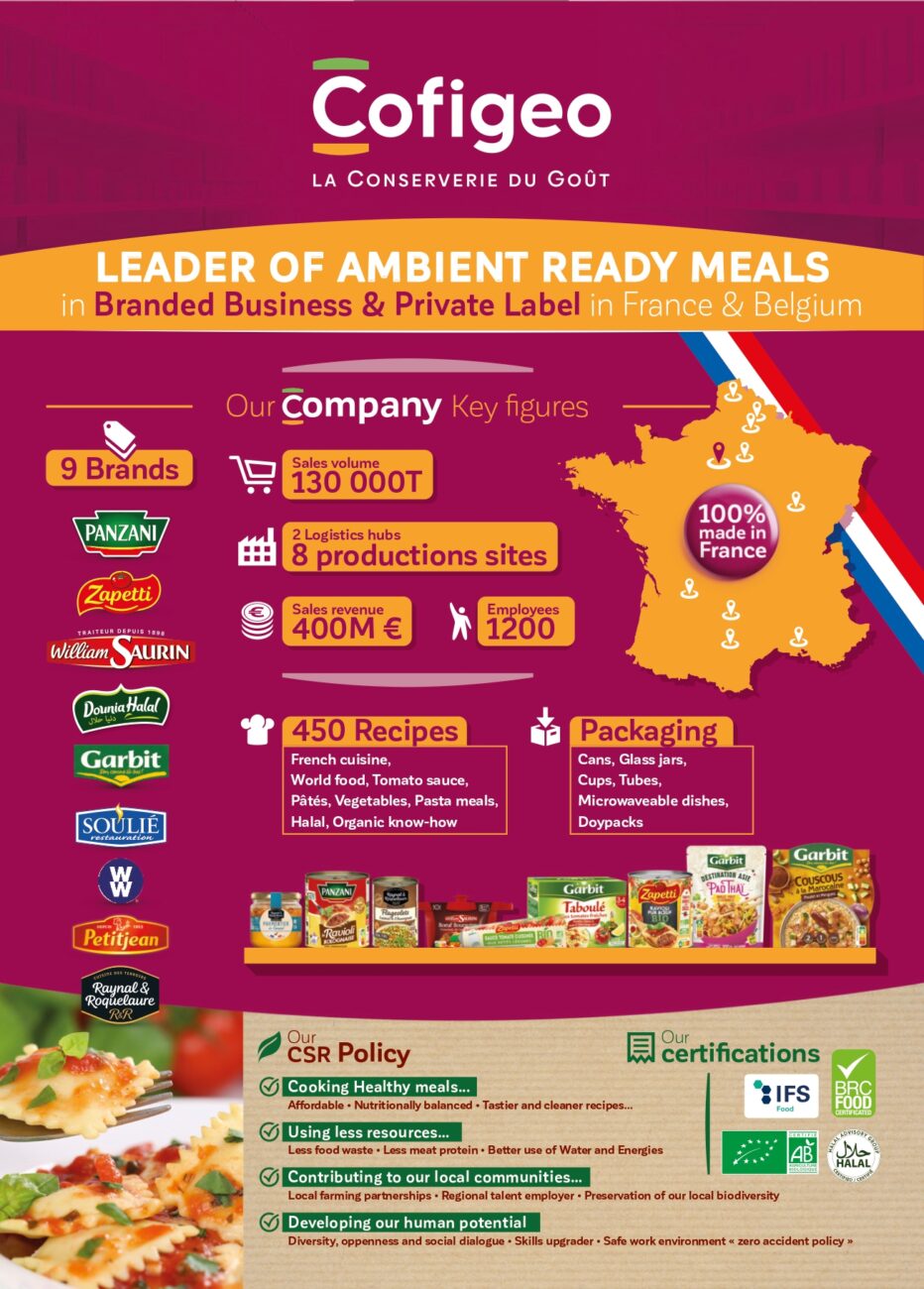 LEADER OF AMBIENT READY MEALS - Cofigeo
